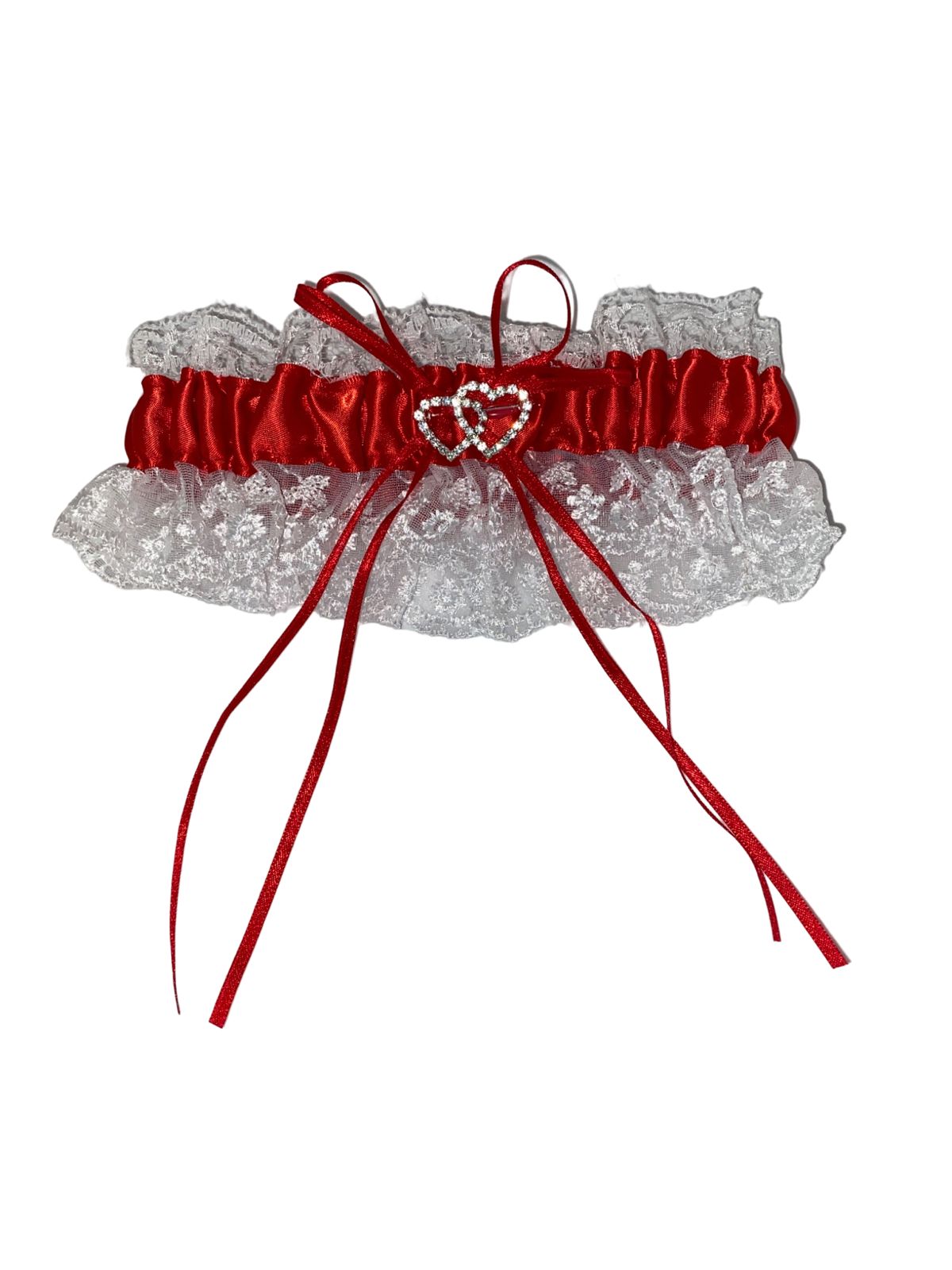 Bridal Garter – Red – Kays Bridal World